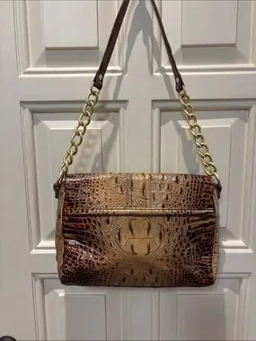 Brahmin | Bags | Nwot Brahmin Crocodile Print Bag | Poshmark